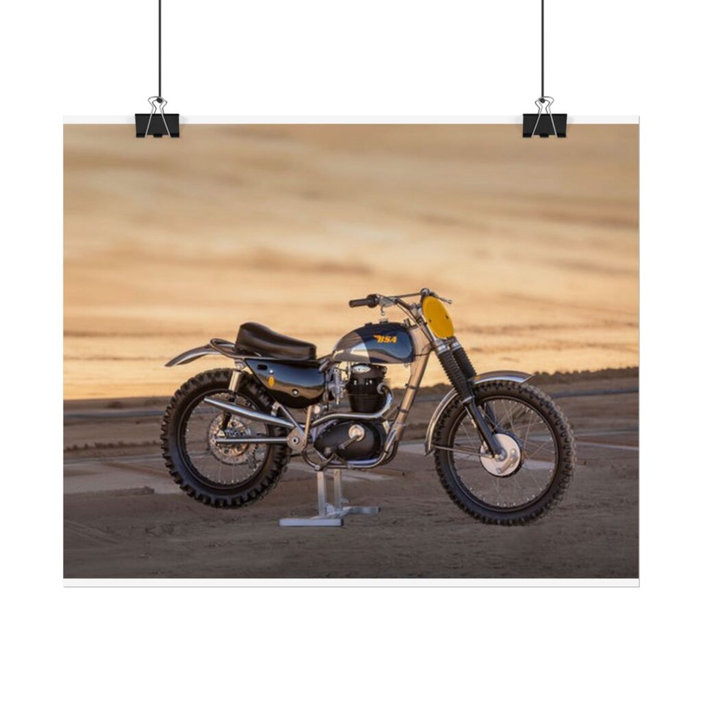 BSA Titanium Poster - Motobilia